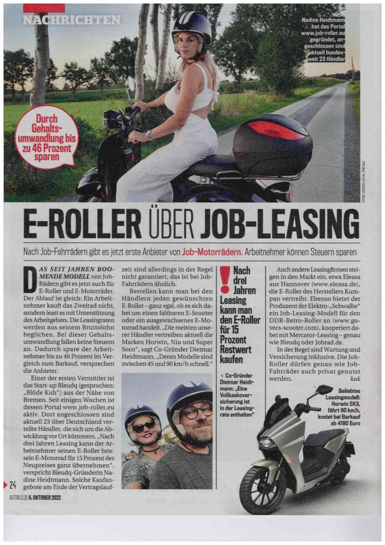 jobroller: Mobilität für jeden Geschmack - Mr Scooter