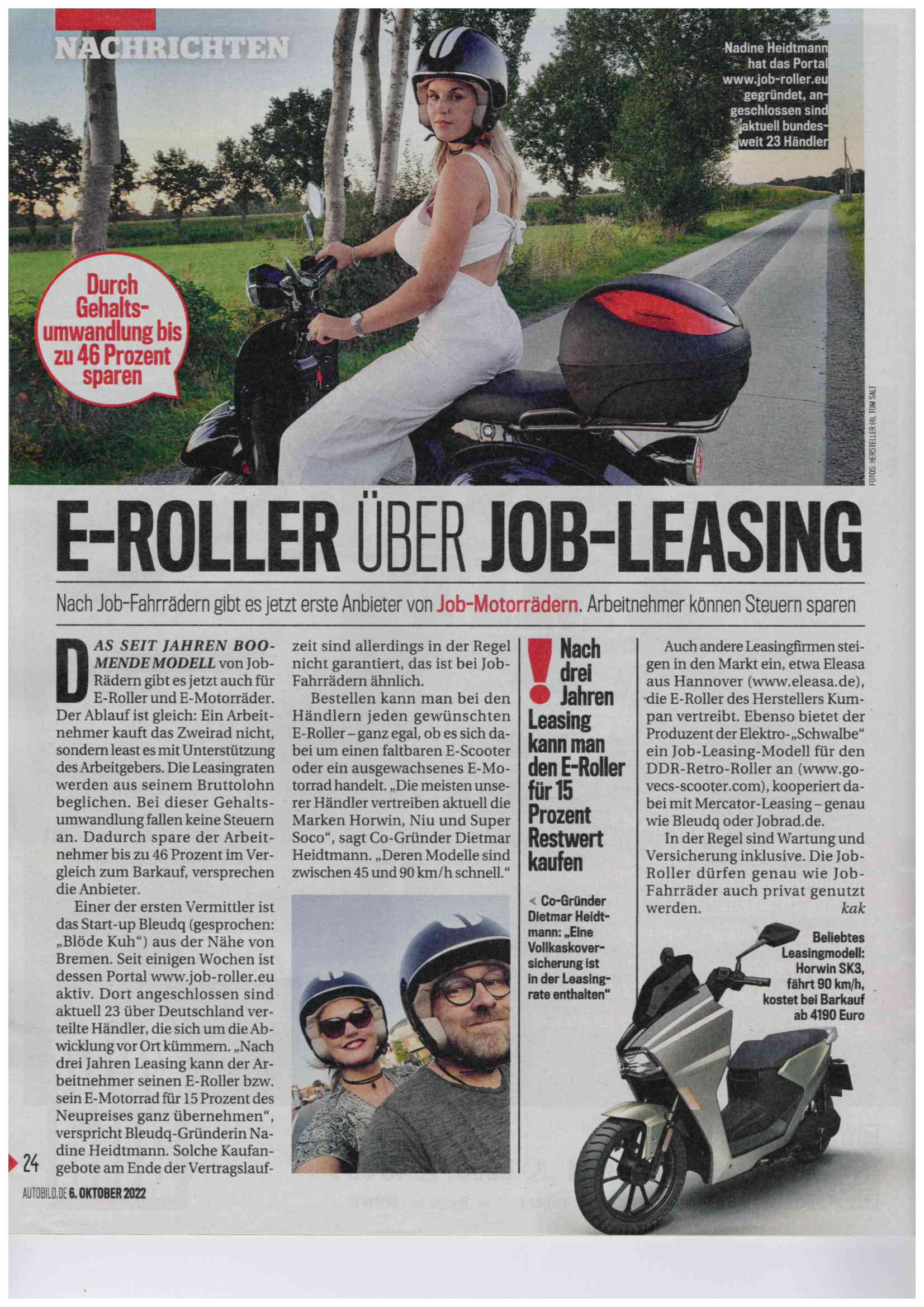 jobroller: Mobilität für jeden Geschmack - Mr Scooter